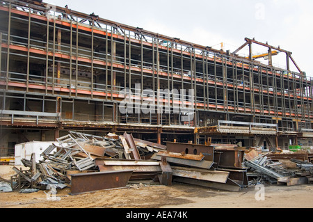 Demolition of former East German DDR Parliament Building the Palast der ...