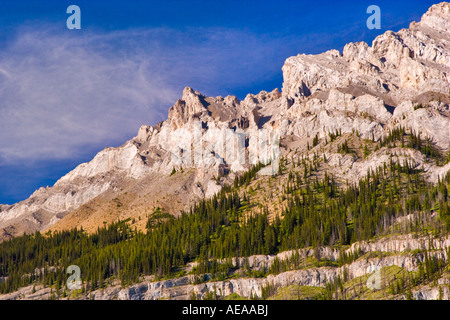 Geological Formation at Lake Minnewanka, Banff National Park, Canada ...