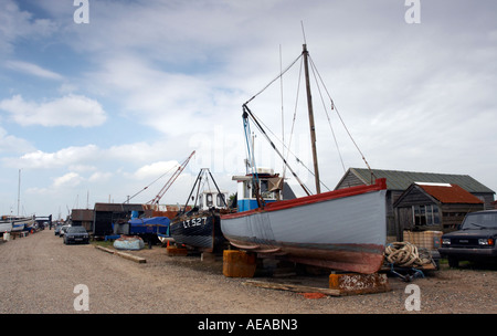 Fishing boat, Southwold boatyard, Suffolk, UK Stock Photo - Alamy