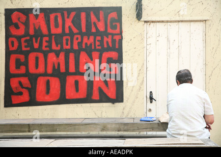 smoking developement coming soon Stock Photo - Alamy