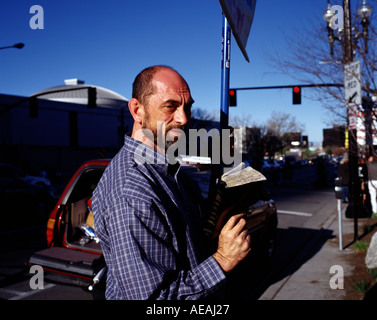 Bible Baptist preaching outside Church of Jesus Christ of Latter day ...