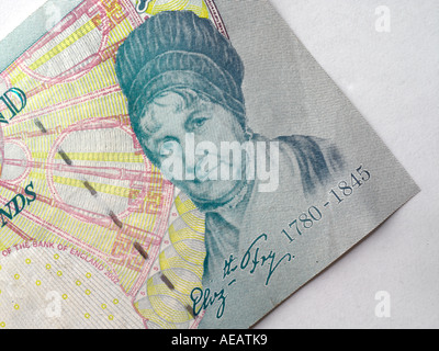 Five Pound Note with Elizabeth Fry 1780-1845 Stock Photo - Alamy