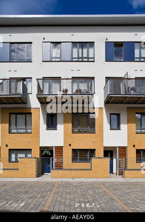 UK London Greenwich New Haddo Estate refurbished public housing ...