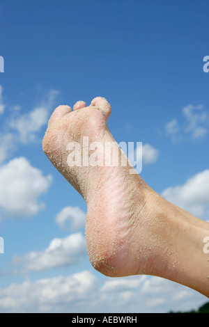 Sandy Feet Model Released Stock Photo - Alamy