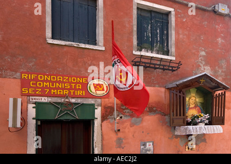 Italian Communist Party Office, Castello District, Venice, Italy Stock ...