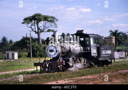 Cuba Cuban Steamtrain Train Steam Engine Stock Photo - Alamy
