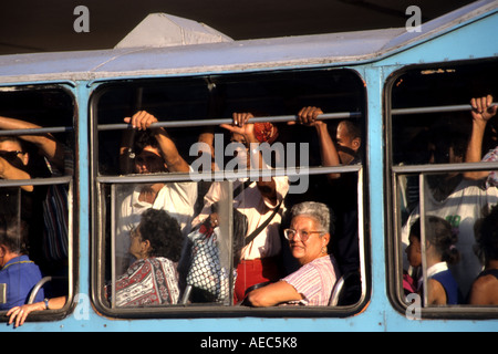 Havana Cuba Camel Bus public transport petrol engine Havana Cuba Cuban ...