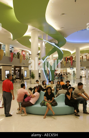 South East Asia Singapore Vivo City shopping mall interior Stock Photo ...
