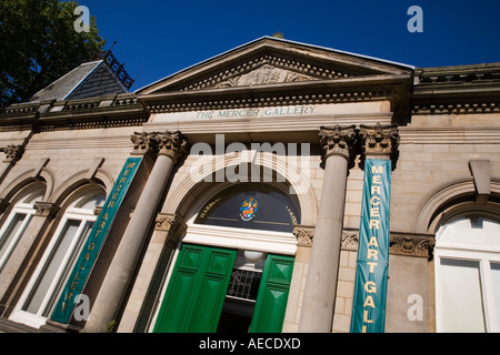Entrance to The Mercer Art Gallery Harrogate town centre North ...
