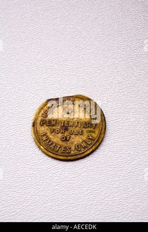 Tokens for use by inmates in prison. Nebraska Department of ...