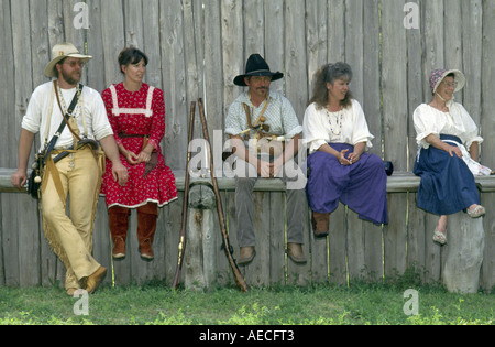 Texas Independence Rendezvous, pre 1840 period reenactors, Old Fort ...