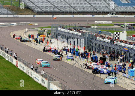 V8 Nascar stock cars in the pit lane Stock Photo - Alamy