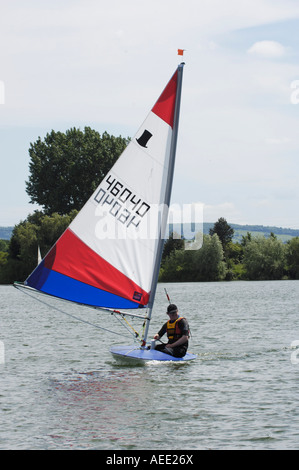 Topper sailing dinghy Stock Photo - Alamy