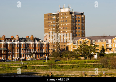 Block of flats in Littlehampton West Sussex Stock Photo - Alamy