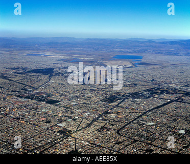 aerial view above Ciudad Juarez Mexico Stock Photo - Alamy