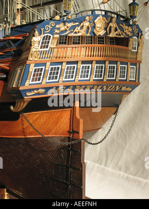 Agamemnon, 64 gun ship of 1794, Nelson's favourite ship of the line ...