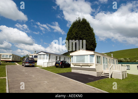 Static caravans at Ulwell Cottage Caravan Park in Swanage, Dorset ...