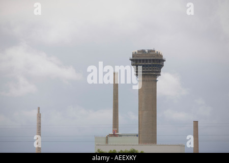 The capped chimney of Calder Hall at Sellafield following the nuclear ...