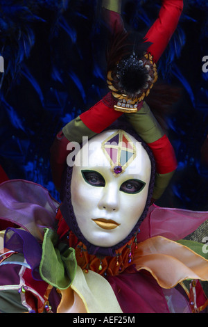 Masked character Venice carnival Stock Photo - Alamy