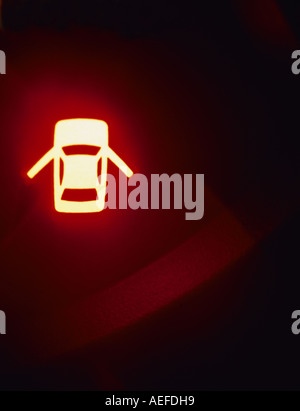 warning lights on vehicle dashboard console showing engine problem uk ...