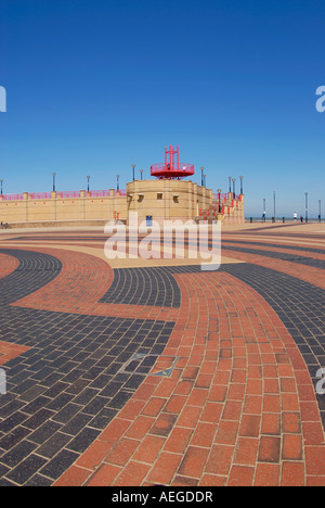 Performance Arena on the promenade in the coastal resort town of Rhyl ...