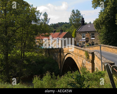 River Esk Lealholm Village North Yorkshire Moors Esk Valley England ...
