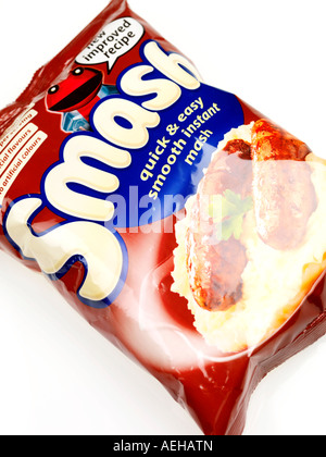 Smash Instant Mash Potato Stock Photo - Alamy