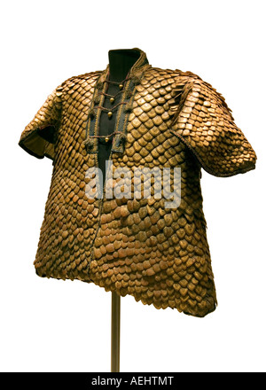 An exhibit of historical armor at the Royal Armouries in Leeds West ...