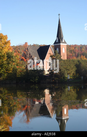 Town of Knowlton Eastern Townships Province of Quebec Canada Stock ...