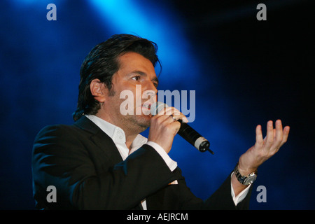 German pop singer and producer Thomas Anders smiles as he presents one ...