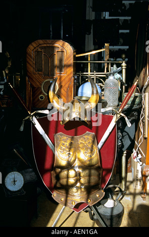 Collection of swords in souvenir shop Stock Photo - Alamy