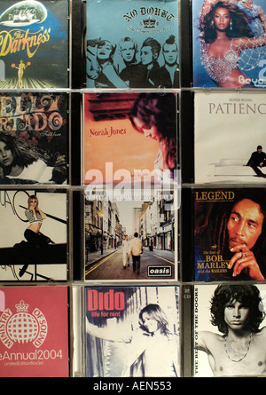 Counterfeit Music CDs for Sale in Eastern Europe, Close Up Stock Photo ...