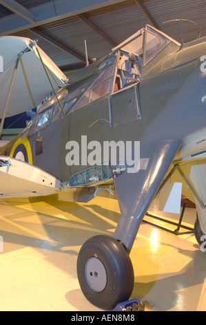 A Fairey Albacore, a British single-engine carrier-borne biplane ...
