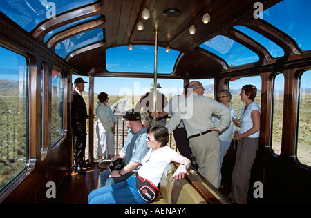 The Observation Carriage Of A Perurail Vistadome Train at Ollantaytambo ...