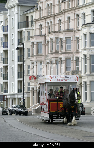 Manx transport Horse Drawn tram douglas isle of man IOM Stock Photo - Alamy