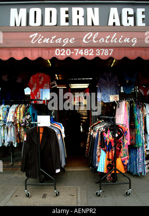 Modern Age Vintage Clothing, London Stock Photo - Alamy