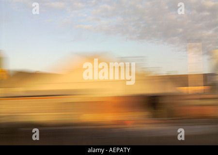 train window (london to leeds Stock Photo - Alamy