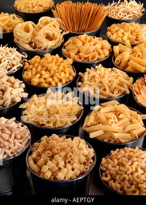 SELECTION OF PASTA Stock Photo - Alamy