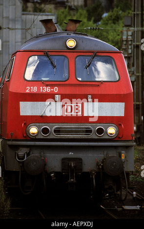 German Diesel Locomotive DB Class 294 834-7 logistics freight train ...