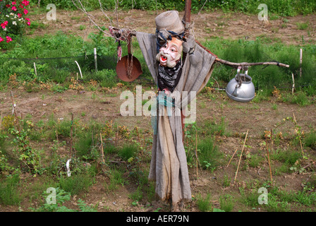 A scarecrow of an old granny Stock Photo - Alamy
