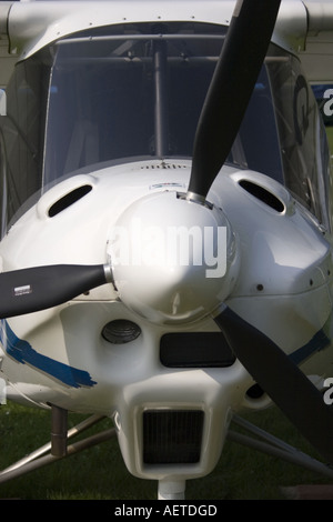 Nose cone and propeller of a single engine aircraft Stock Photo - Alamy