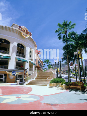 Tumon Hotel Road GUAM USA Stock Photo - Alamy
