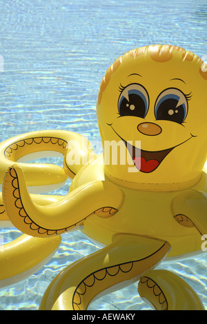 inflatable octopus inside a swimming pool Stock Photo - Alamy