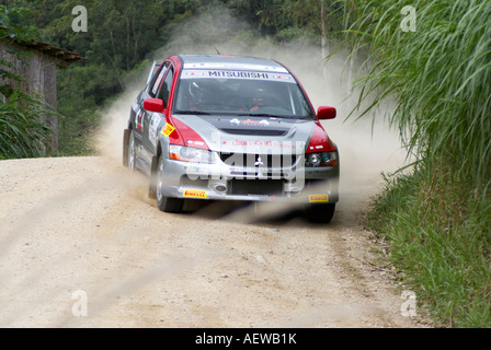 Rallye race for the Brazilian Rallye Championship in the city of ...