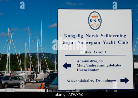 Royal Norwegian Yacht Club, Oslo Stock Photo - Alamy