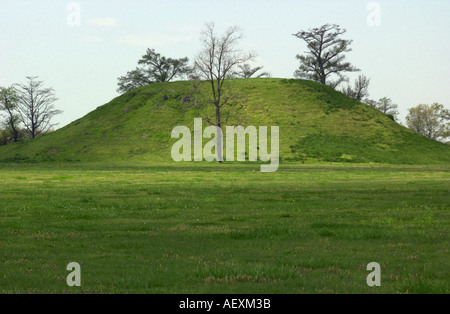 Indian mounds at the Toltec Mounds Archeological state Park Stock Photo ...