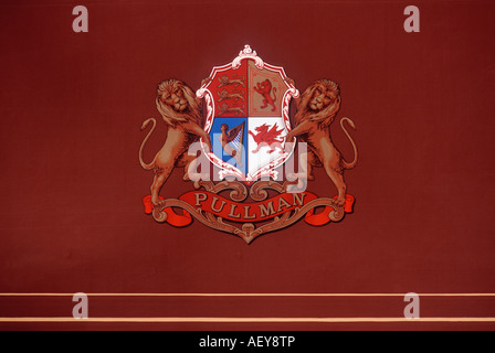 Coat of Arms on side of Pullman Carriage of the Orient Express Stock ...
