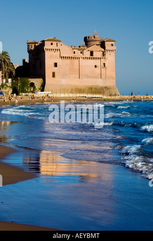 castello di santa severa, castle along the latium littoral in italy ...