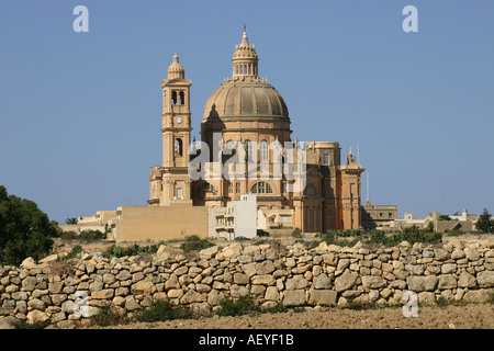 Malta,Gozo,Xewkija,Rotunda,San Gwann Battista Stock Photo - Alamy