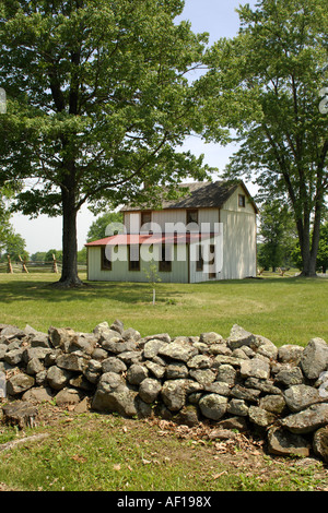 Battlefield aid station at Pitzer Woods Gettysburg Pennsylvania PA in ...